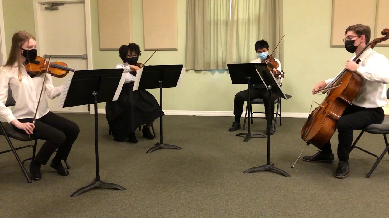 MAYS Virtual Chamber Group Mozart String Quartet No 7 in E flat major ...