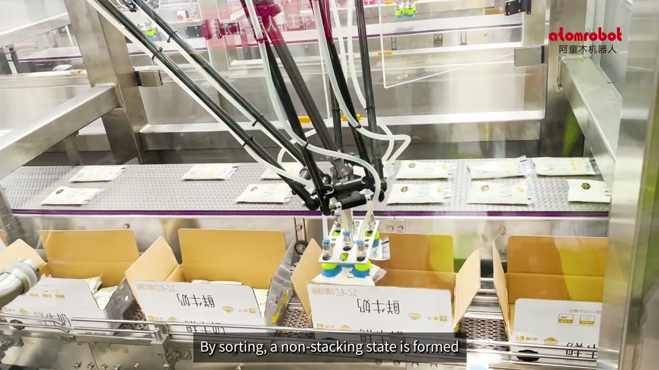 dairy case packing - YouTube