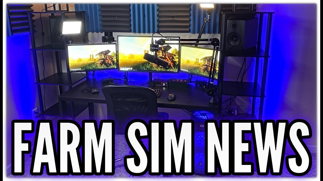 NEW FARM SIM NEWS SETUP! - YouTube