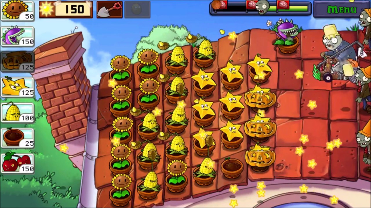 Plants VS Zombies Level 5-9 - Complete Level Walkthrough - YouTube