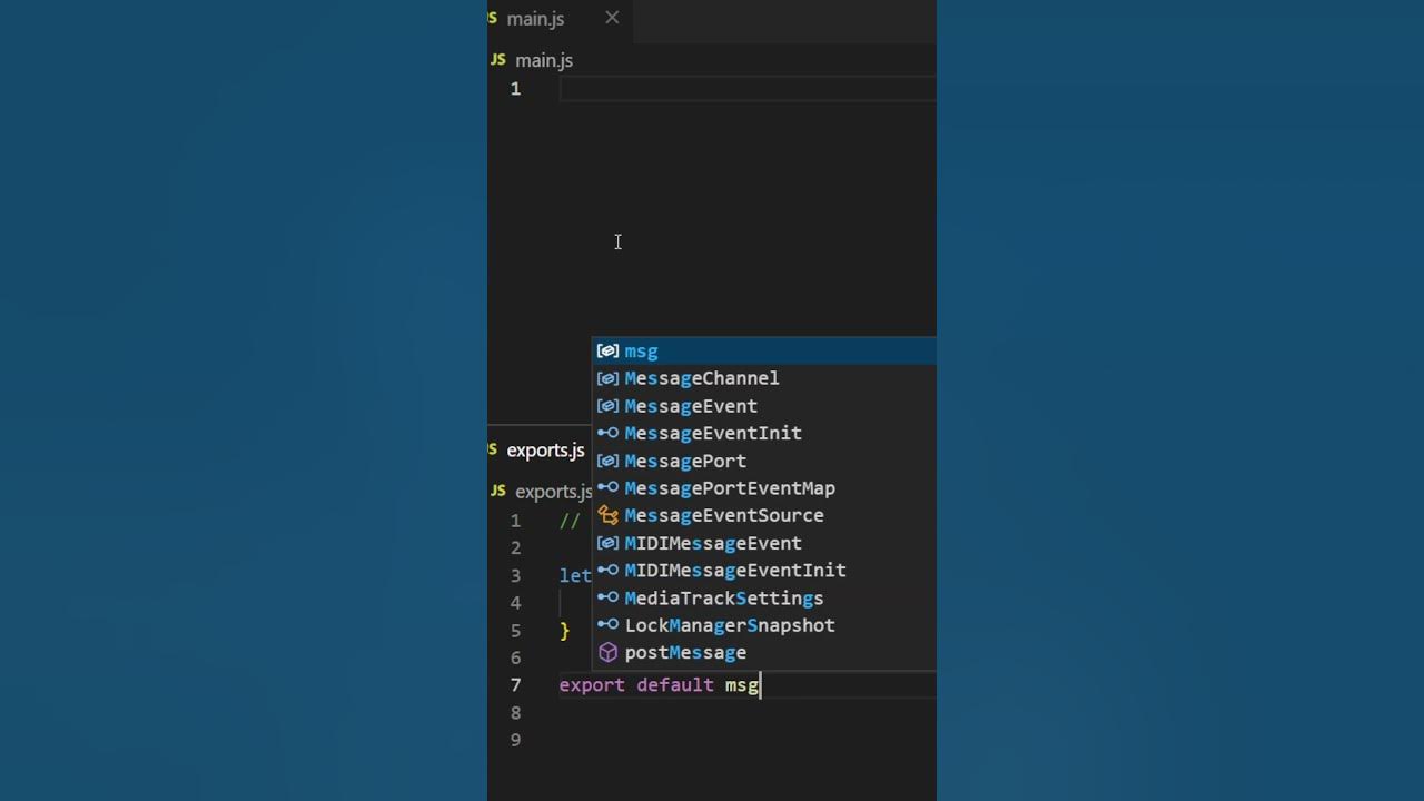 Javascript : Default export - YouTube