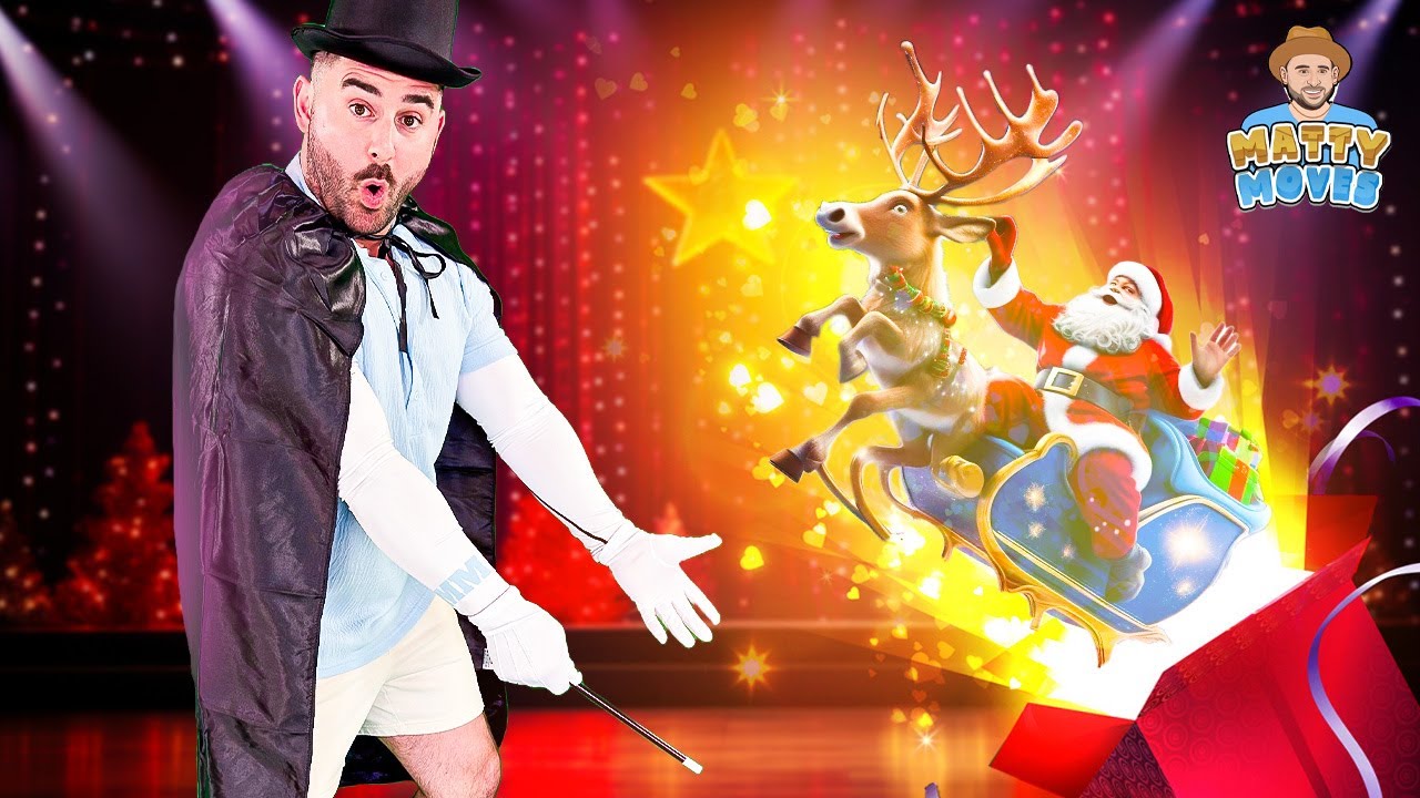 CHRISTMAS MAGIC SHOW! 🎅 Matty Moves Holiday Dance Adventure for Kids ...