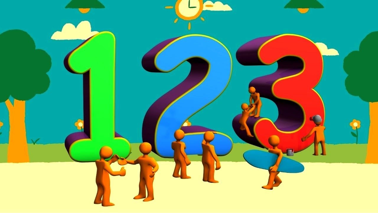 123 song||1234 || 123 splashing in the sea||kindergarden kids easy ...