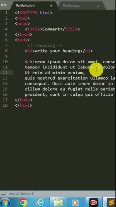 How To Write Comment In Html Learn Web Code Comments Coding