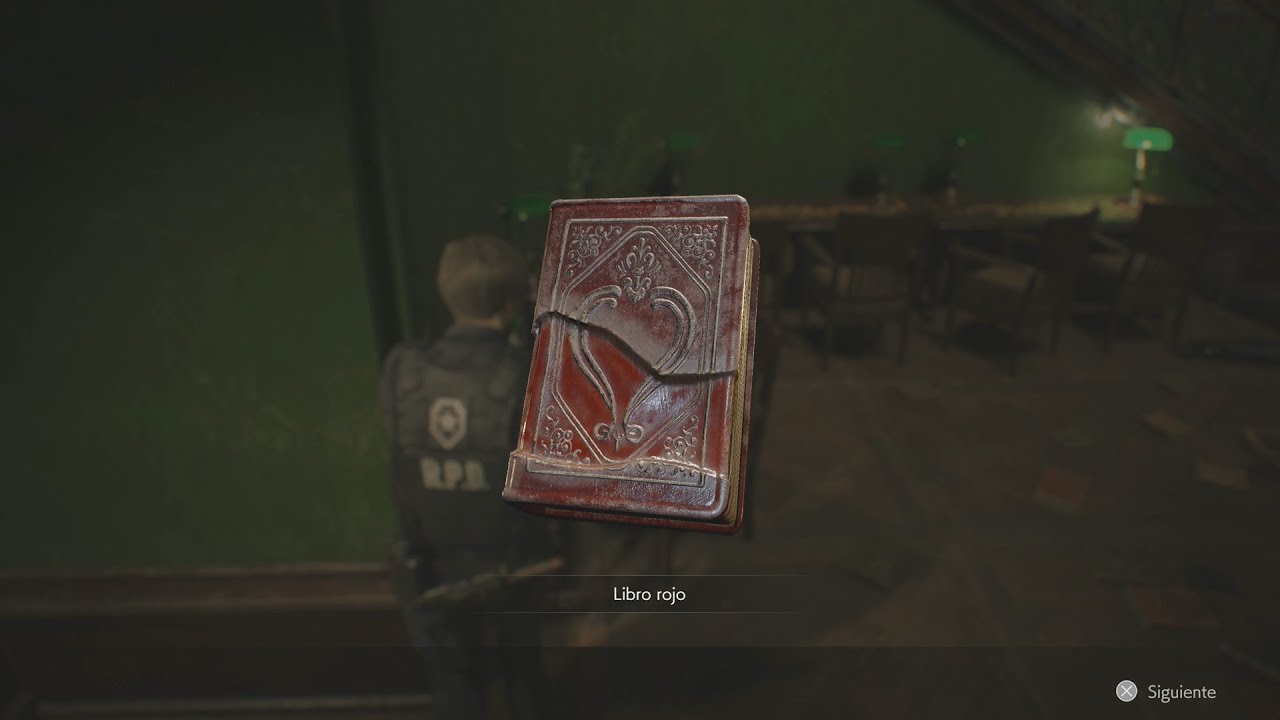 Resident Evil 2 Remake | Conseguir libro rojo | Comisaria | Biblioteca ...