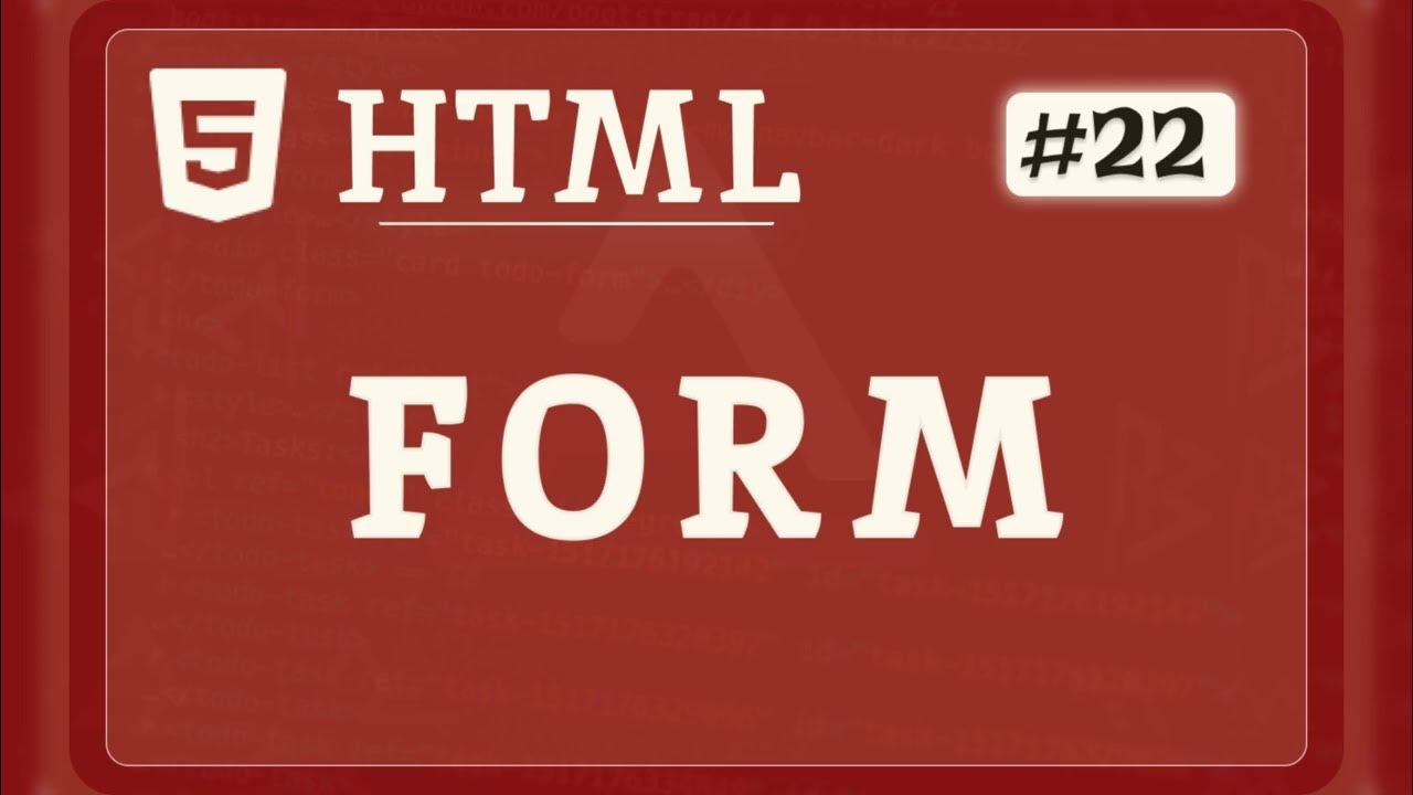 Learn HTML In Af-Somali 2023 #22 || FORM #PART_~_1 #ac_coder - YouTube
