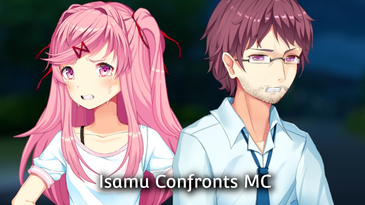 (DDLC Mod) - Isamu Confronts MC - YouTube