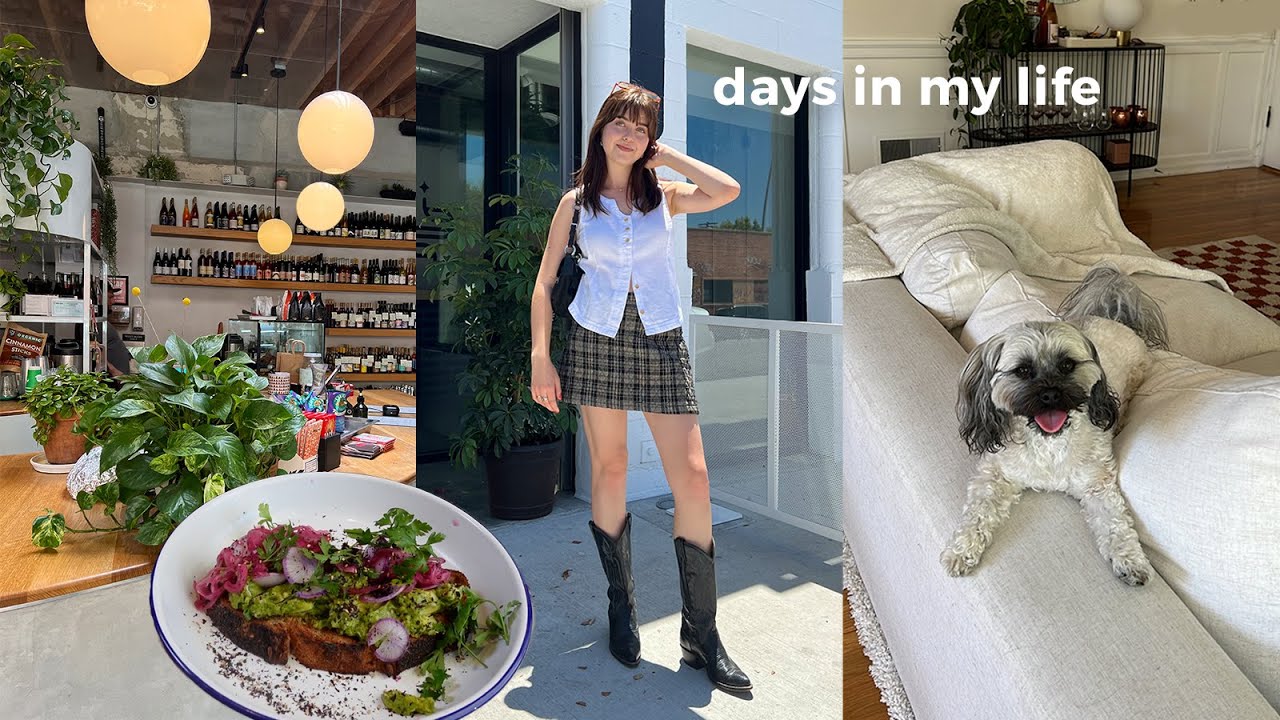 running errands, coffee date, outfits of the week | vlog - YouTube