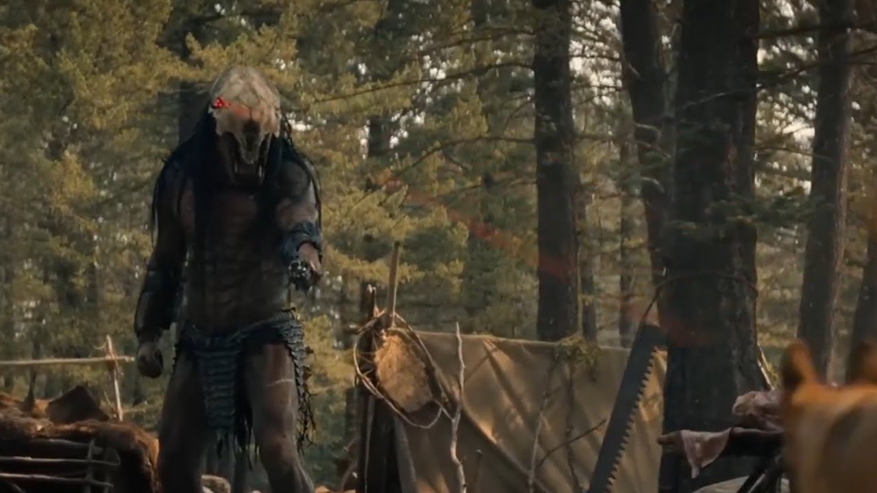 prey 2022 predator vs bear scene HD | prey final battle - YouTube