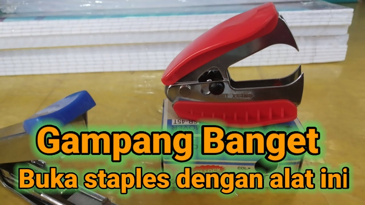 Cara menggunakan alat pembuka staples - YouTube