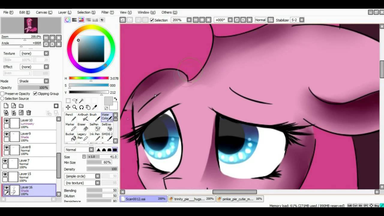 [SpeedPaint] Sad Pinkie Pie - YouTube