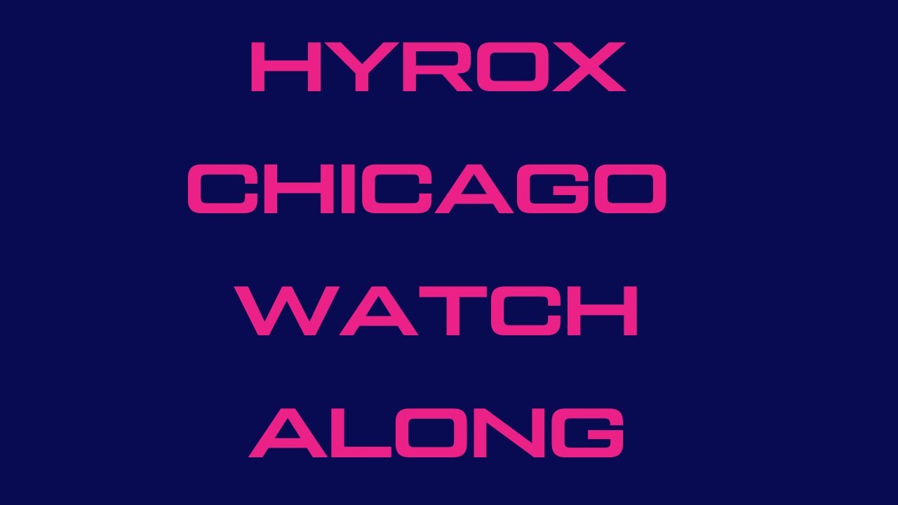Hyrox Chicago 2022/2023 Season Watch Along - YouTube