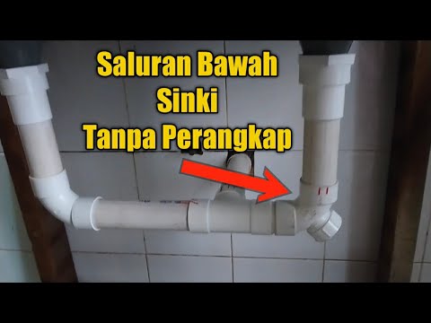 Sinki Tersumbat|Saluran Sinki Tanpa Perangkap|Sinki Bocor - YouTube