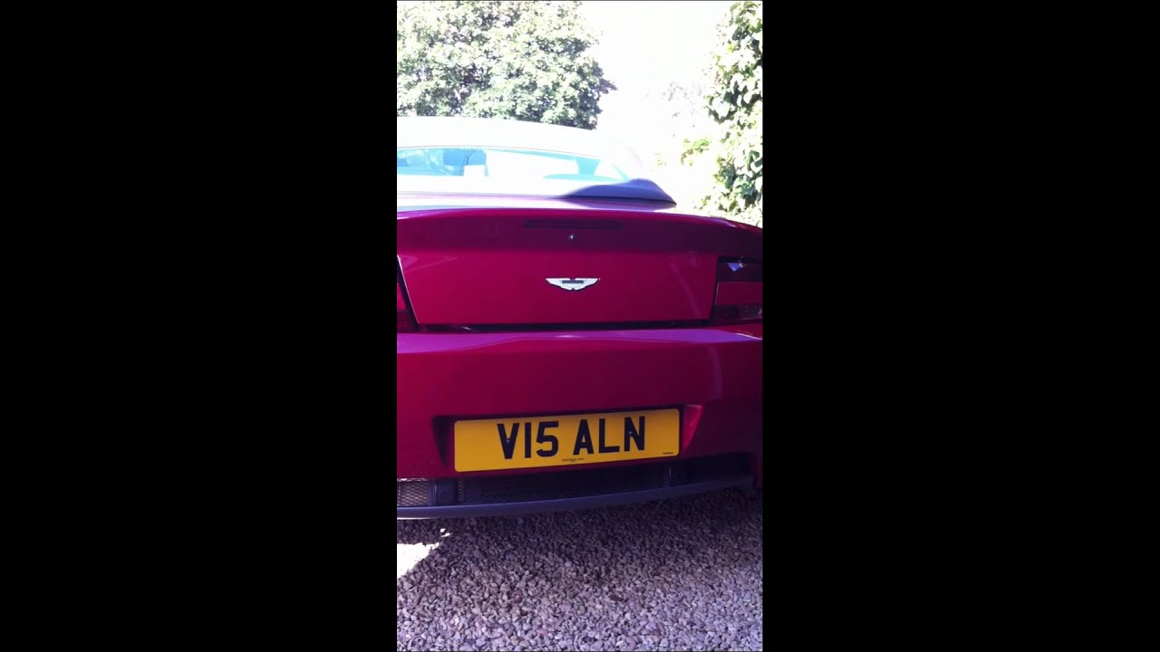 v8 vantage boot release - YouTube