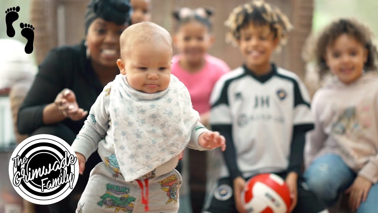 BABY NUMBER 5 IS WALKING - YouTube