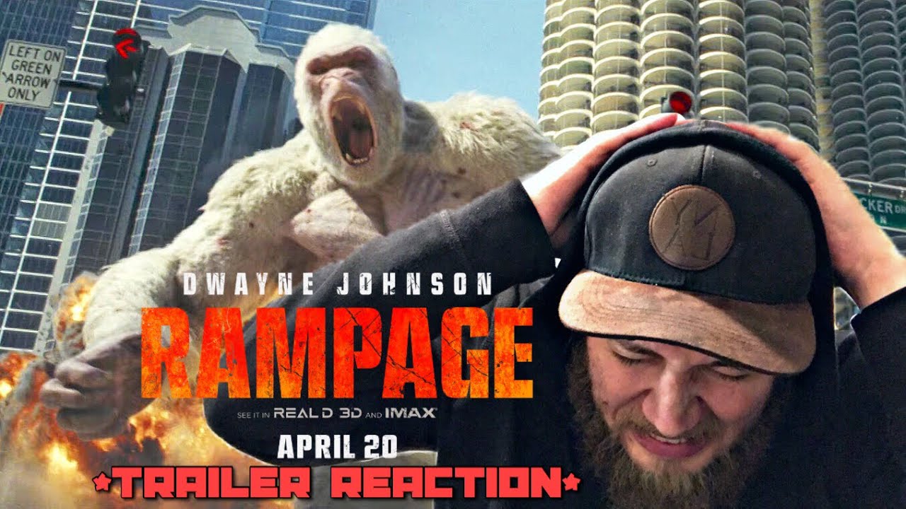 RAMPAGE "Flying Wolf" Trailer Reaction - YouTube
