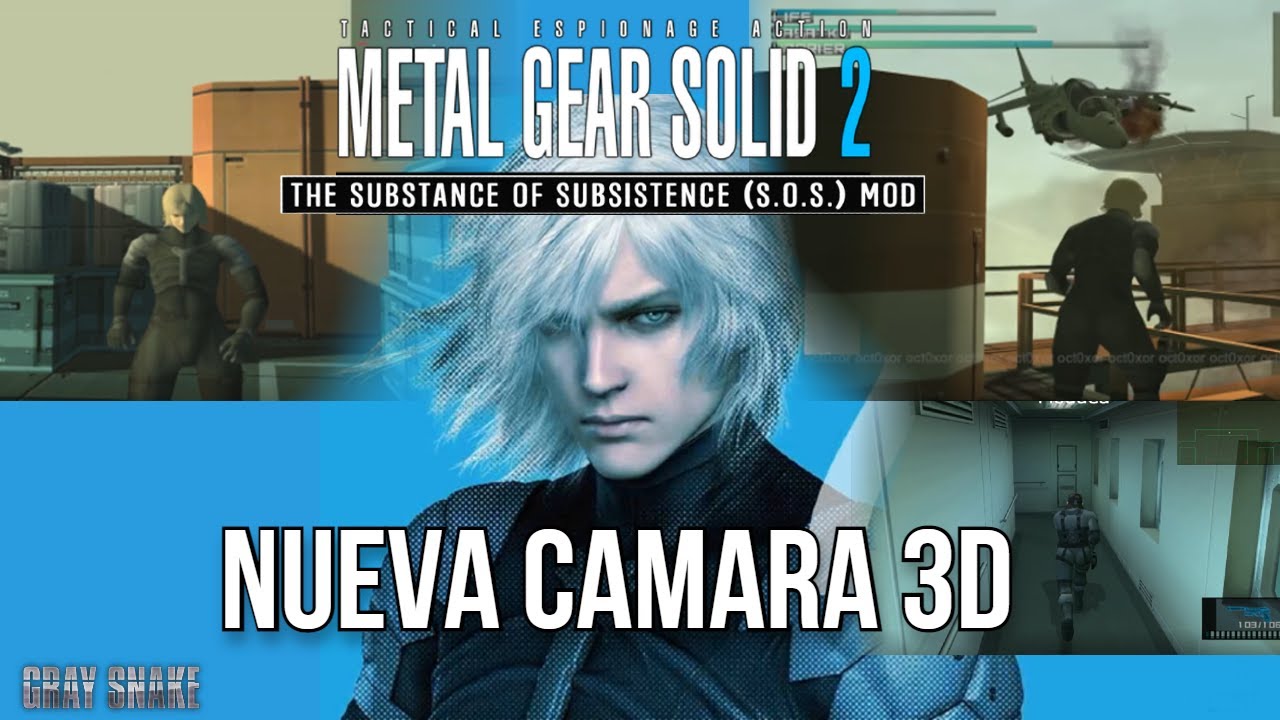 Después de 20 años nueva cámara 3D para Metal Gear Solid 2 - YouTube