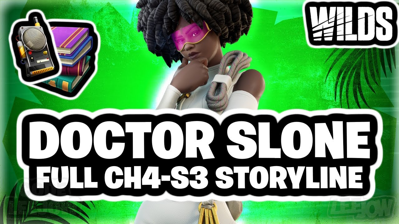 Fortnite Full Doctor Slone Storyline Audio Log Voice lines (Chapter 4 ...