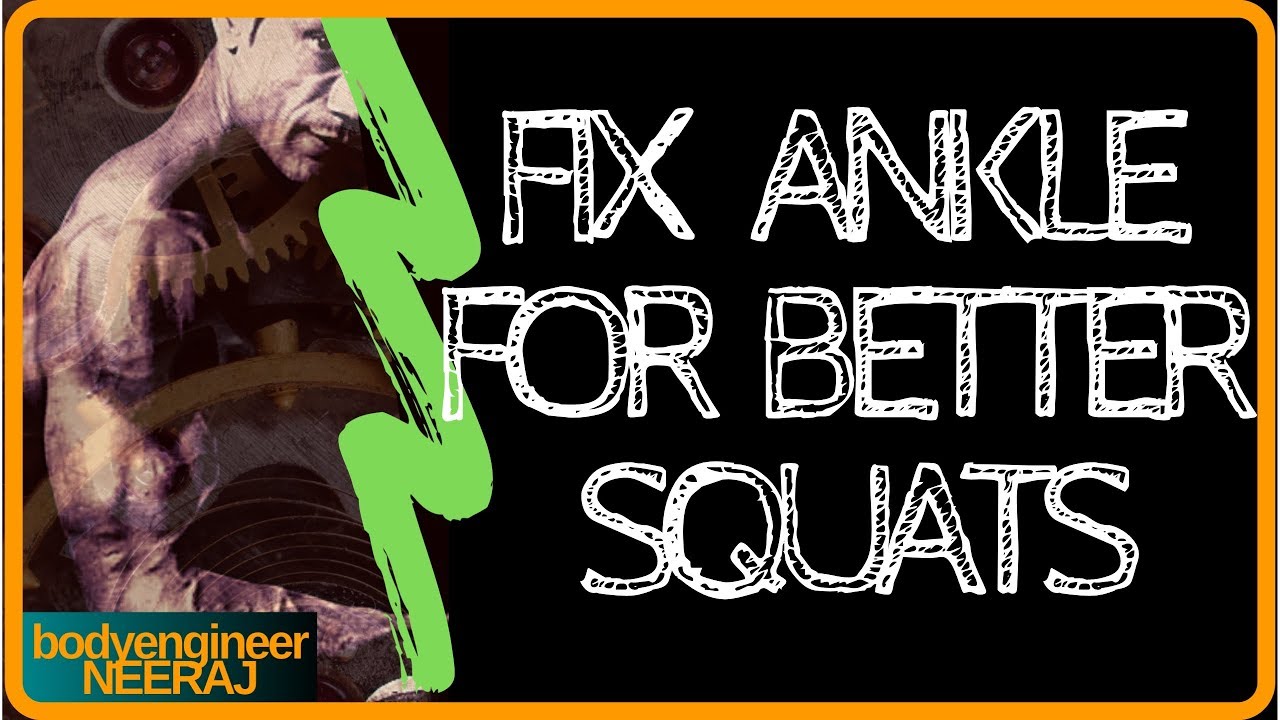 How to correct Squats Engineering: Fix Ankles mobility: TEST ...