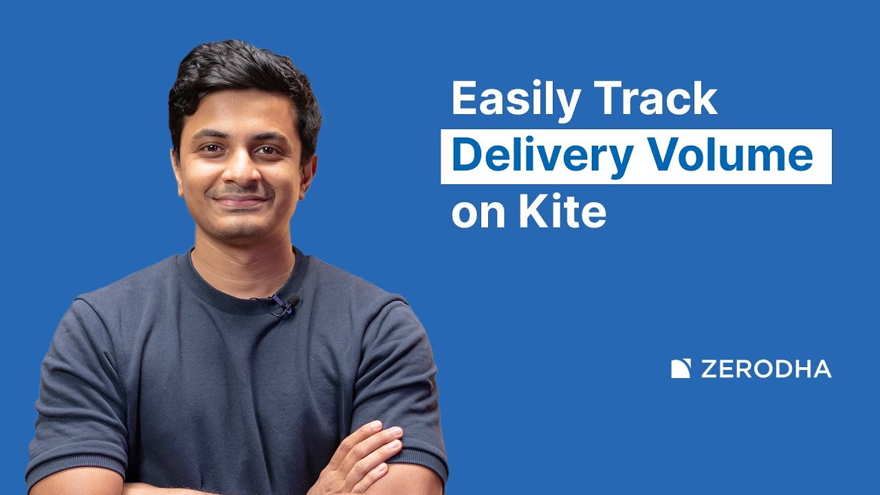Easily track delivery volume of a stock on Zerodha Kite - YouTube