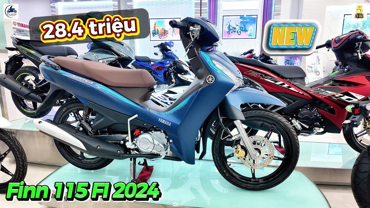 Jupiter Finn 115 FI 2024 XANH TÍM NHÁM ️ “TUYÊN CHIẾN” Future 125 FI ...