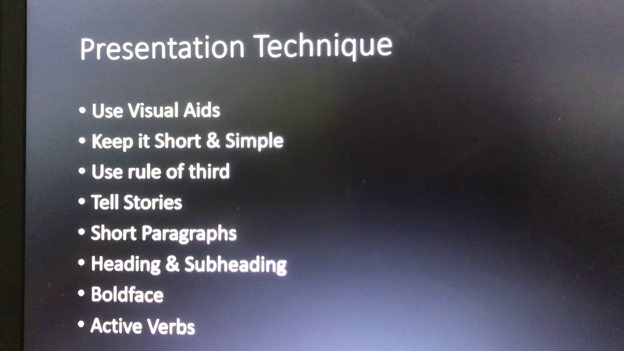 WRITING AND PRESENTATION - YouTube