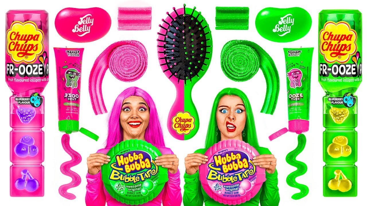 Color Food Challenge | Eating Only 1 Color Food Challenge by RATATA ...