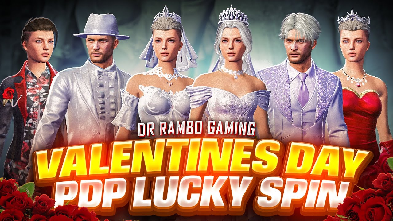 PUBG Mobile PDP Valentines Day Lucky Spin Opening ♥️😍 || Rambo - YouTube