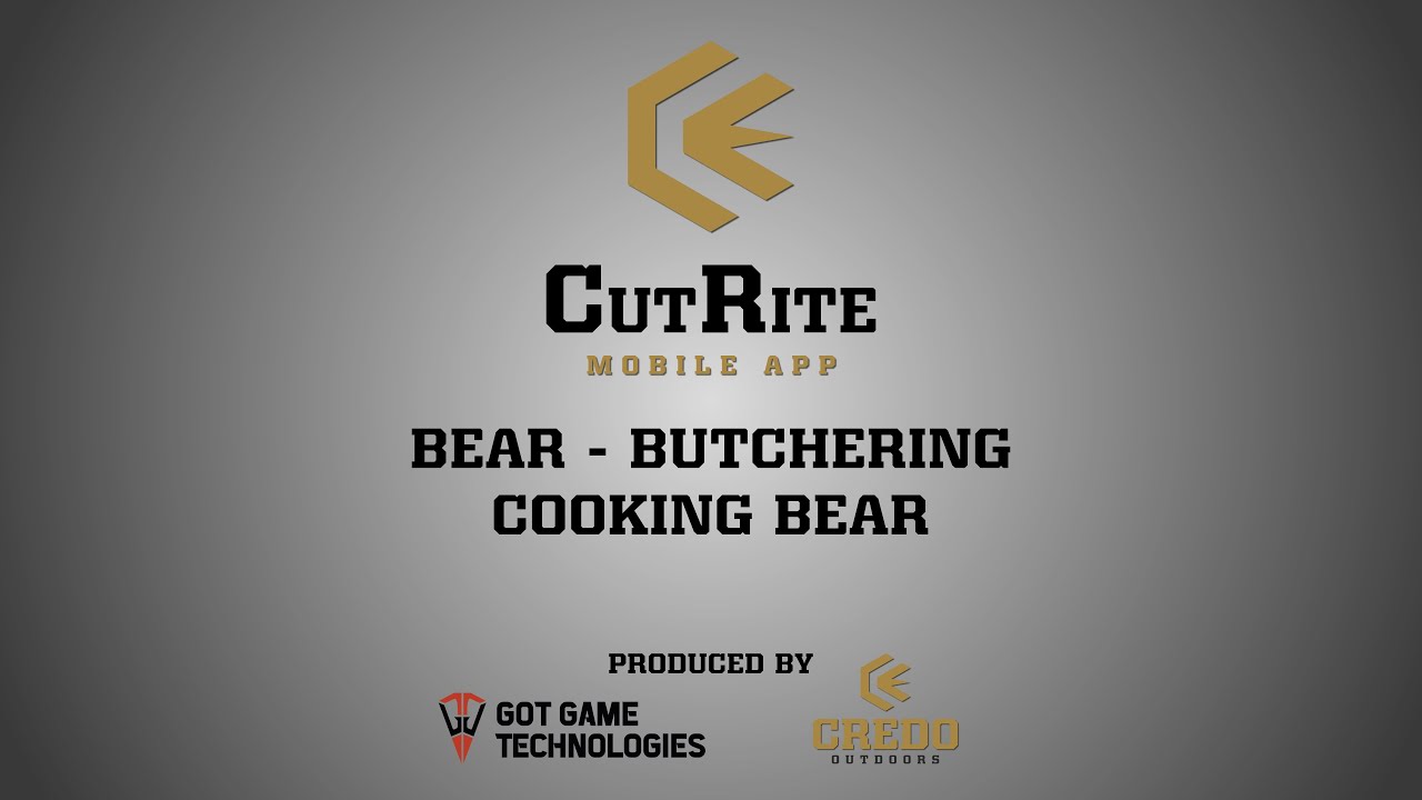 Bear - Butchering - Cooking Bear - YouTube