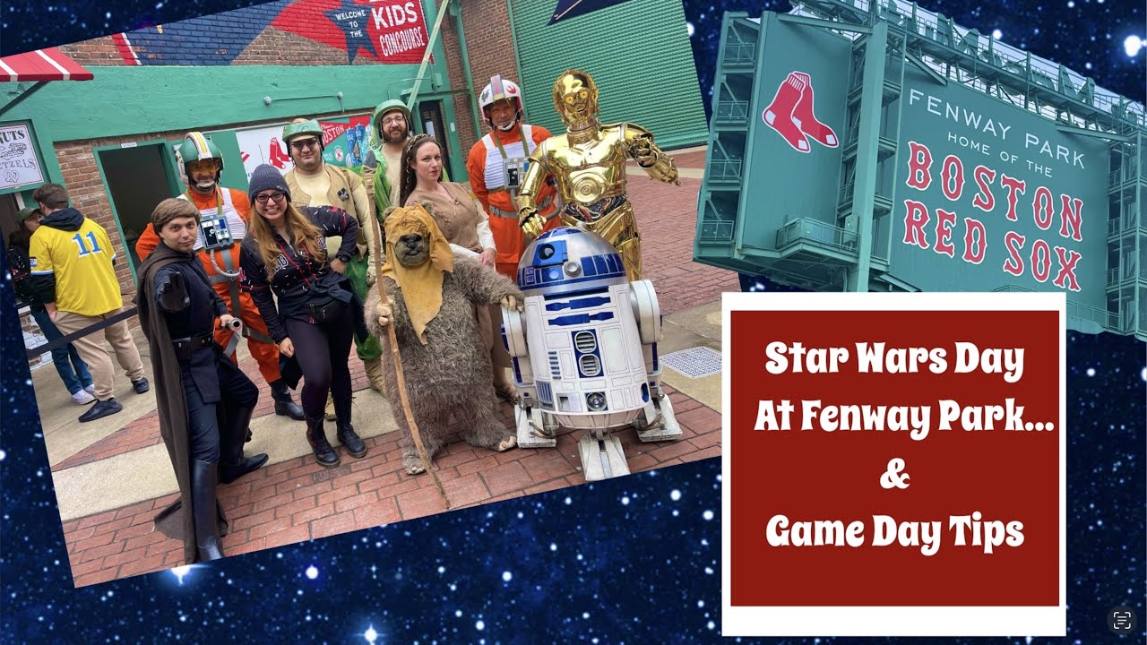 Star Wars Night at Fenway Park & Newbie Baseball Fan Tips - YouTube