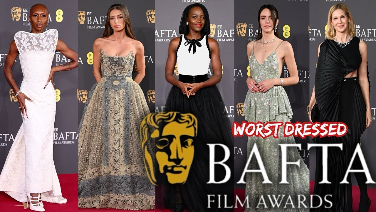10 WORST DRESSED AT THE BAFTA AWARDS 2025! (BAFTAs) - YouTube