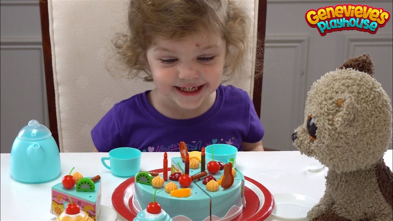 Let's make a Birthday Cake for Genevieve's best friend, Root Beer ...