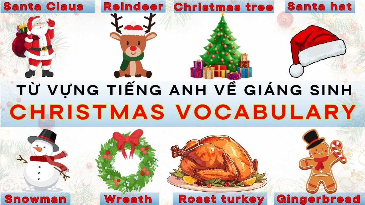 Giáng Sinh | Bé Học Tiếng Anh Về Giáng Sinh | Merry Christmas - YouTube