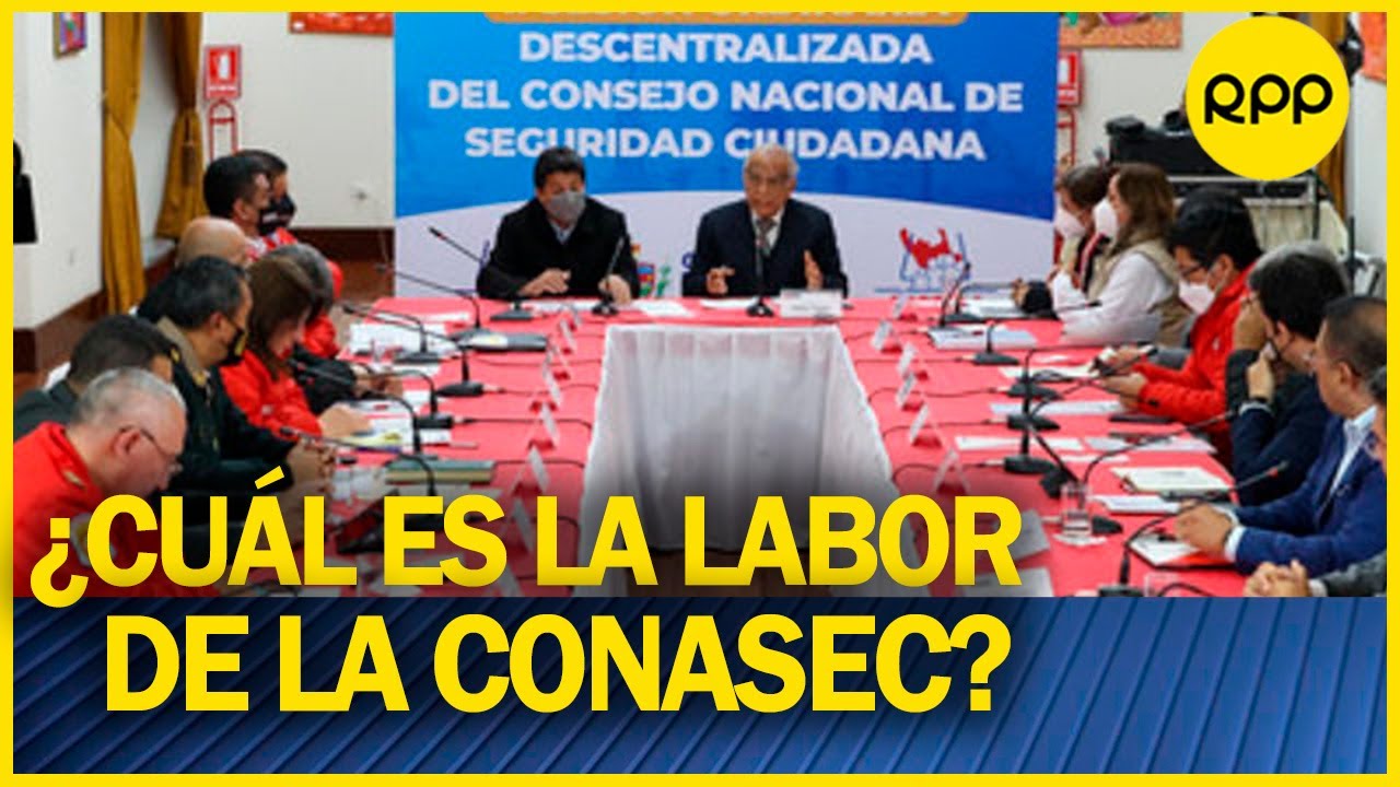 ¿Sesiones de la CONASEC ayudan en la lucha contra la inseguridad? - YouTube
