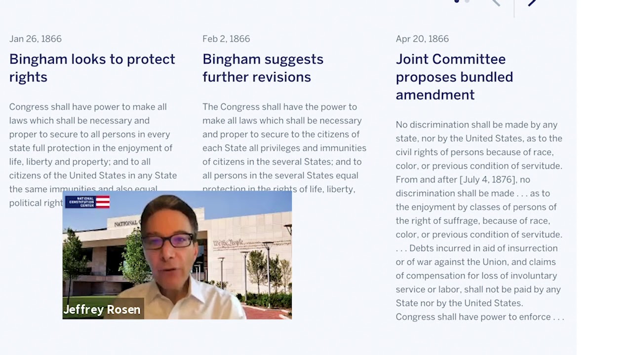 How to use the Interactive Constitution with Jeffrey Rosen - YouTube