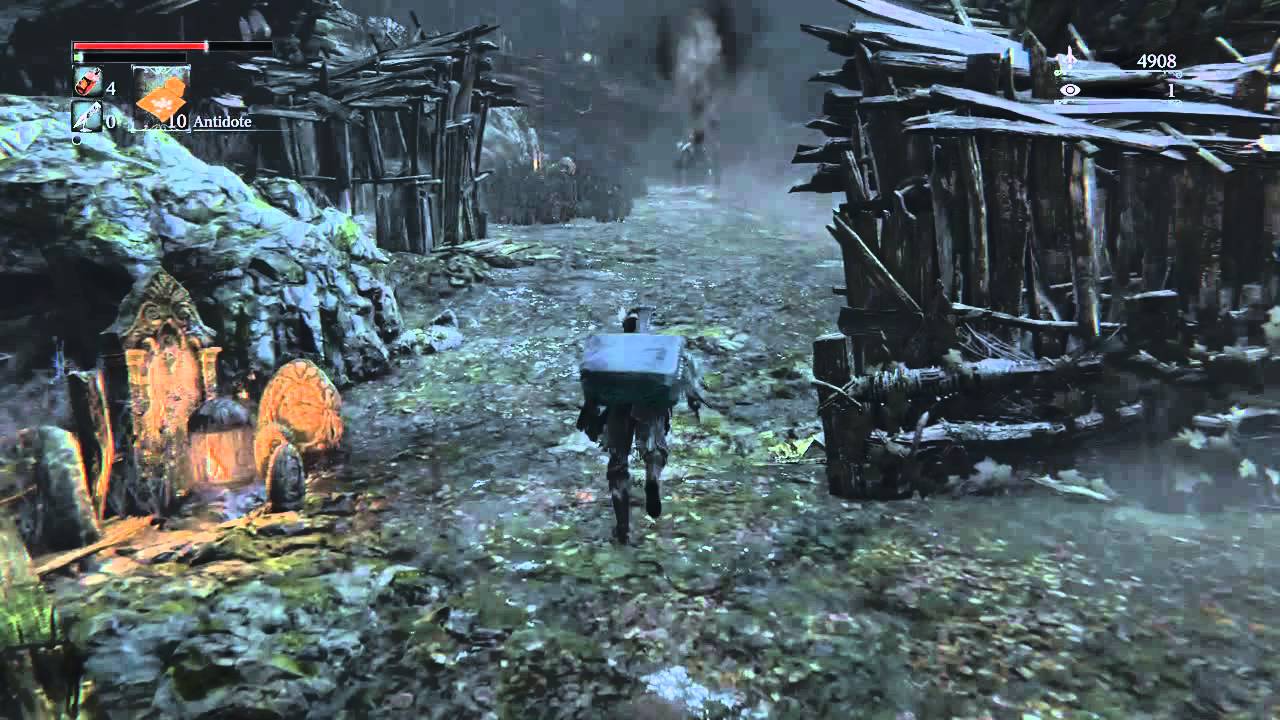 Bloodborne: Central yarnham to Forbidden forest (CHEAT) - YouTube