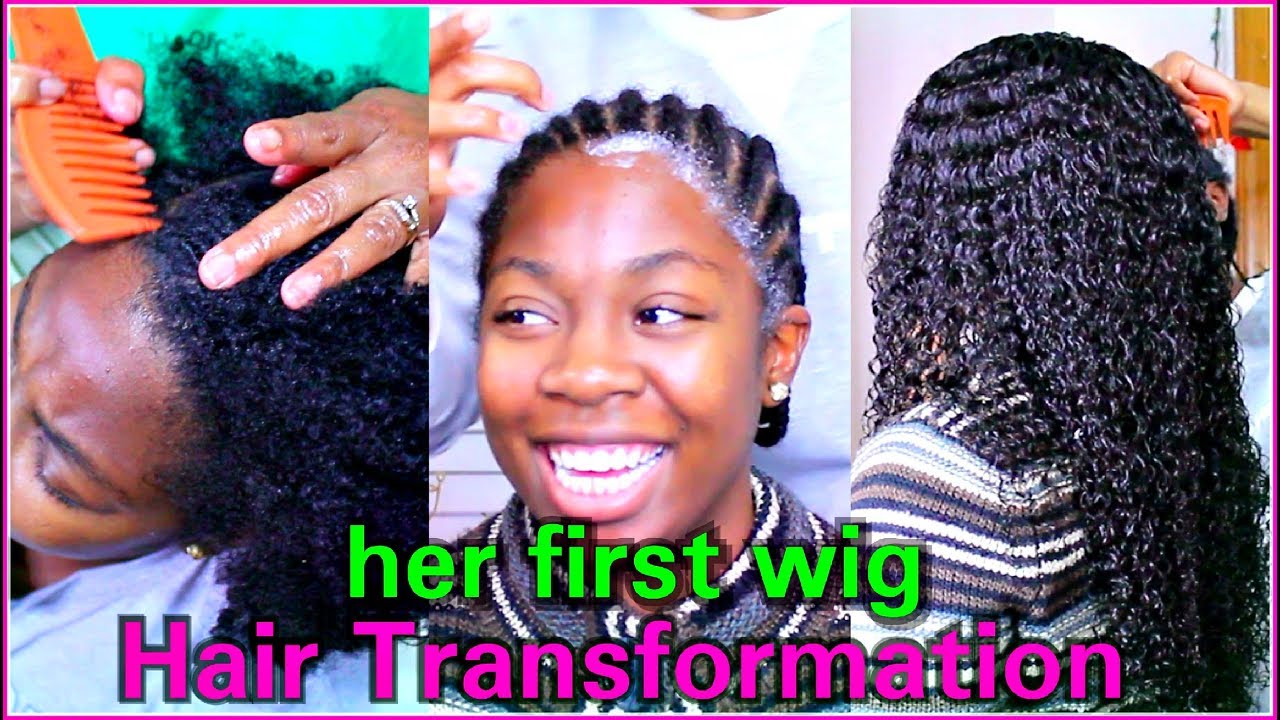 HAIR TRANSFORMATION On My Sister | HER FIRST WIG | RPGHair! - YouTube