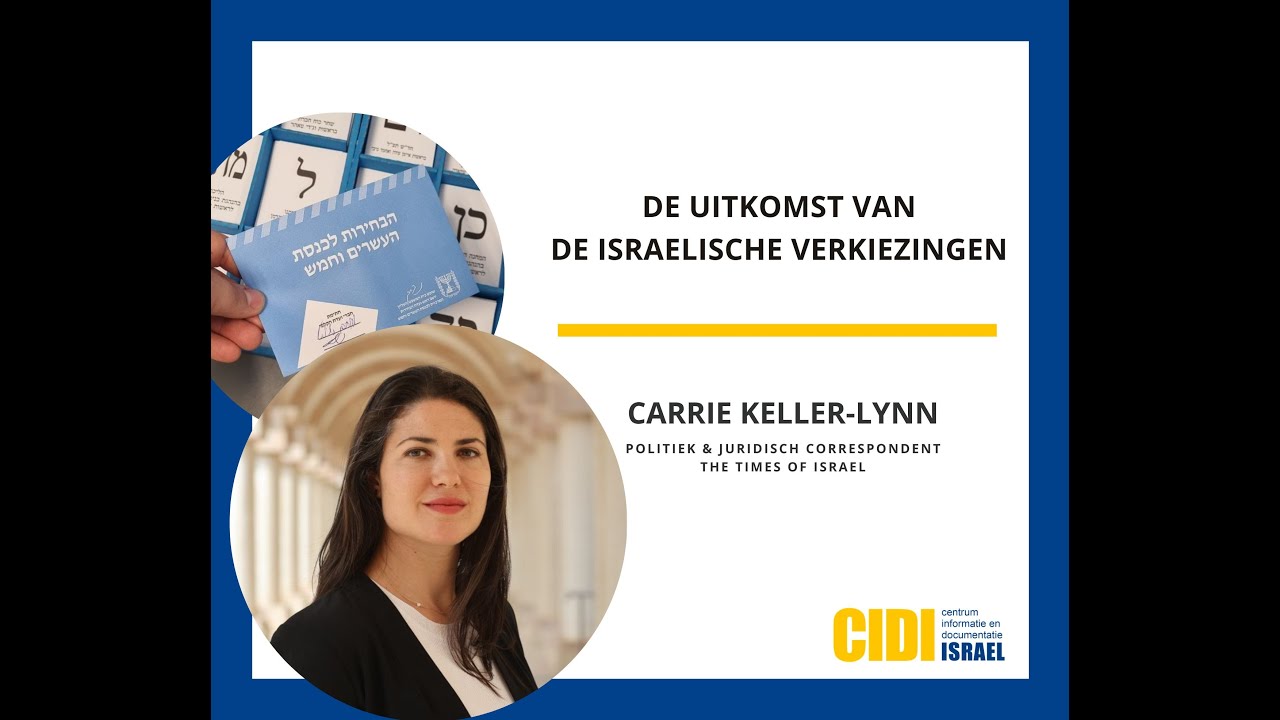 Carrie Keller-Lynn - De uitkomst van de Israelische verkiezingen - YouTube