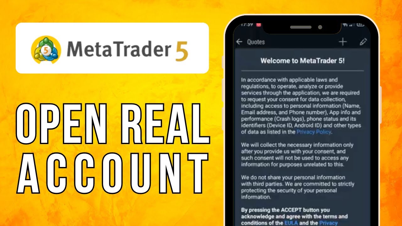How To Open Real Account in MetaTrader 5 (2025 Update) - YouTube