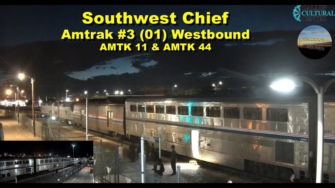 Amtrak #3 (01) Southwest Chief (11-44 x 9) - 09/02/2023 - YouTube
