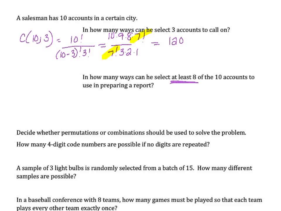 Finite Math - Lesson 8.2 - YouTube