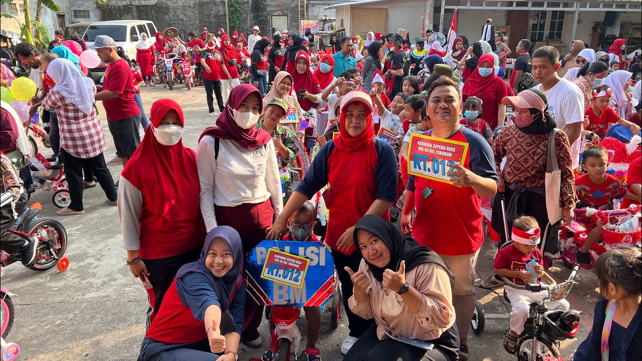 KARNAVAL SEPEDA HIAS RW 005 CIBUBUR - YouTube