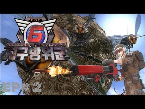 ANTS? WASPS?! ALIENS?!?!?!/ EARTH DEFENSE FORCE 6 - YouTube