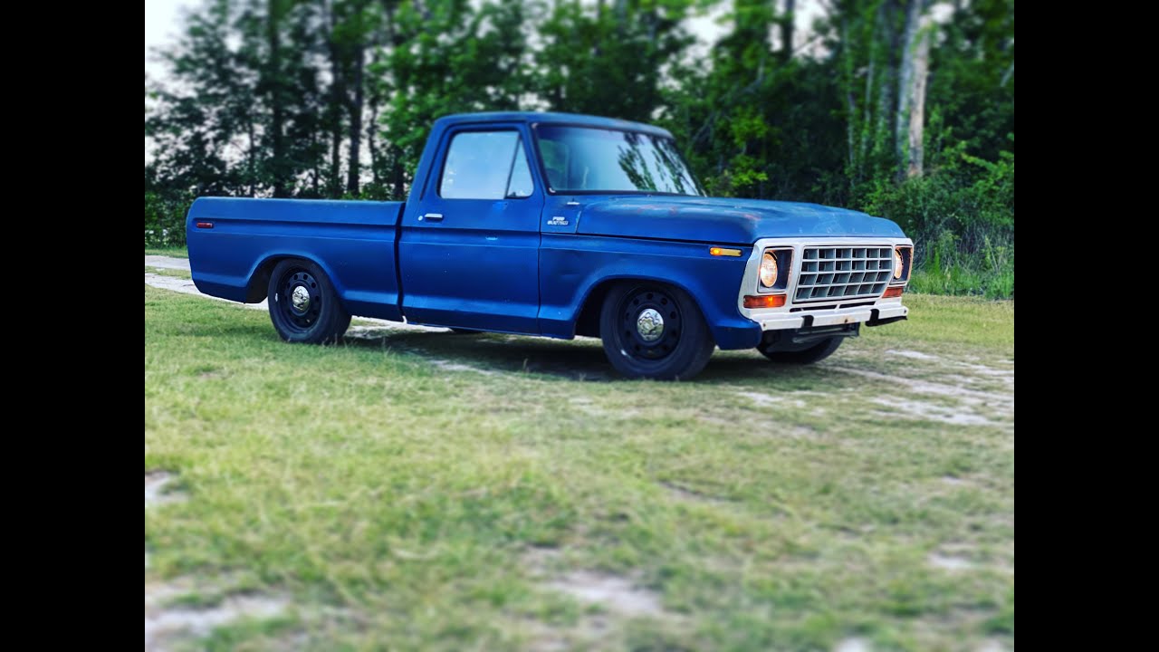 1978 Ford F100 crown Vic full frame swap. F71 build - YouTube