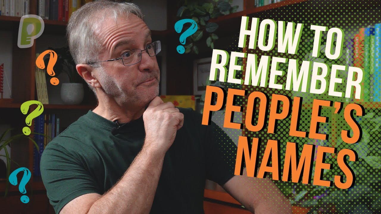 How to REMEMBER NAMES Easily - Without Name-Tags | playmeo - YouTube