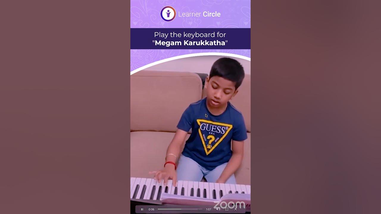 Arjun's Keyboard Mastery: A Musical Journey with Learner Circle - YouTube