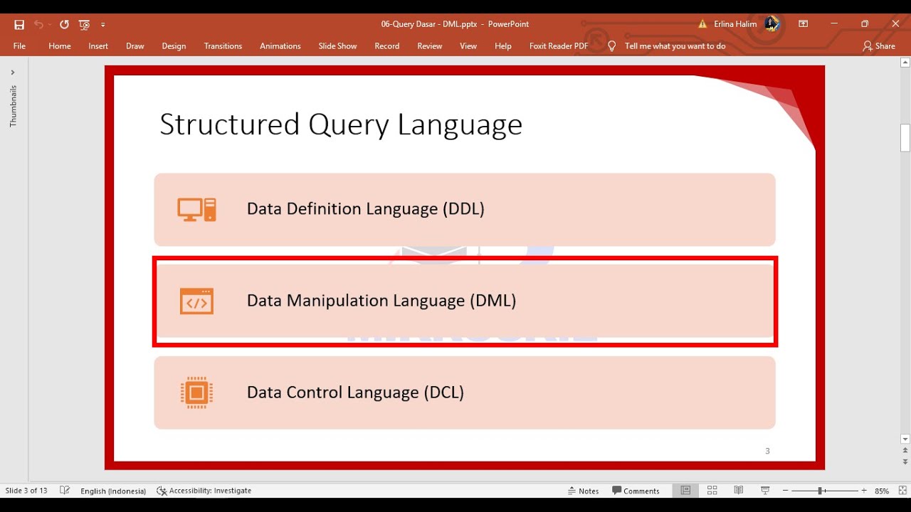 Mysql Data Manipulation Language Youtube 0348