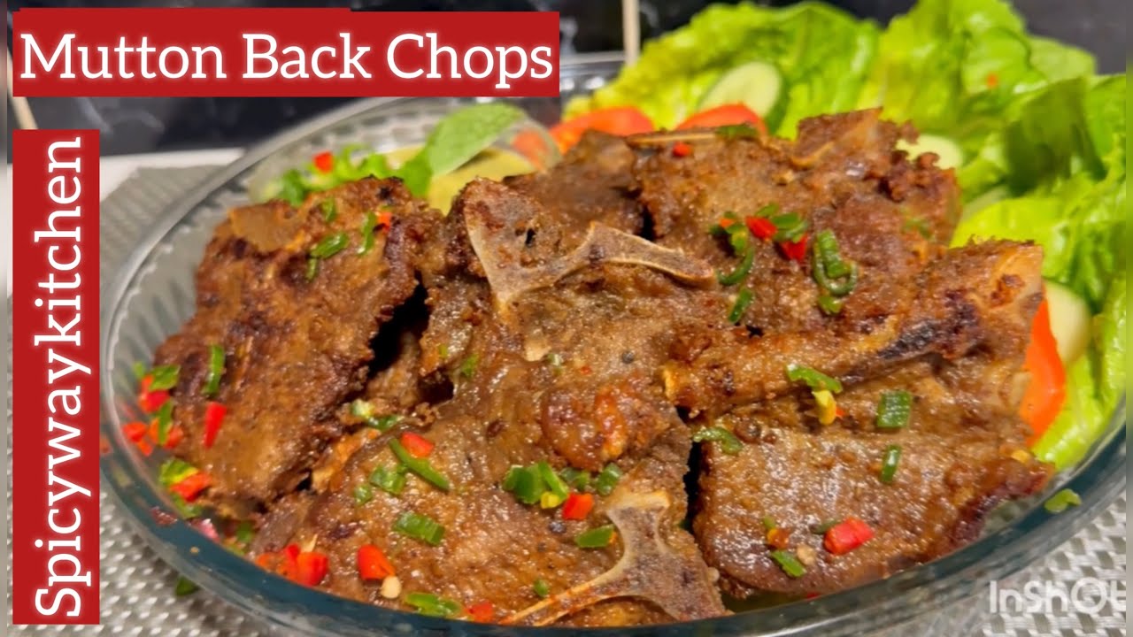 Mutton Chops Recipe | Easy Mutton Chops Masala | Mutton Back Chops ...