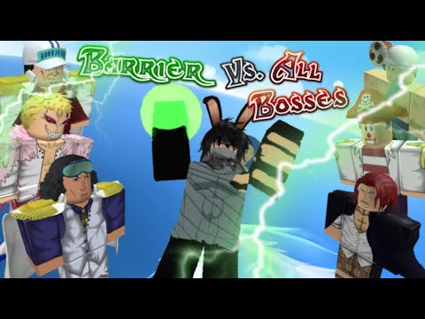 i SOLOed Every Boss with (BARRIER) in Blox Fruits - Soloing every boss ...