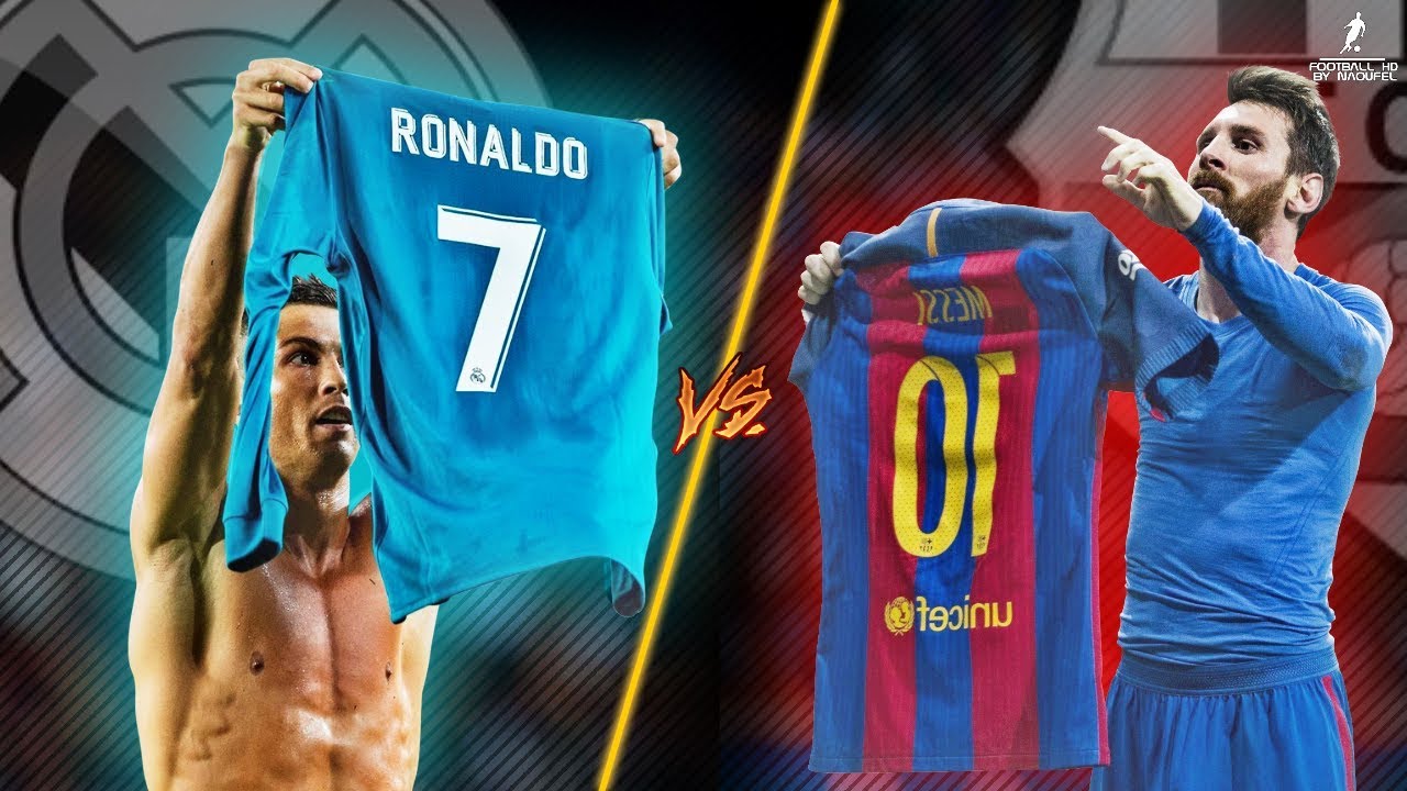 Cristiano Ronaldo VS Lionel Messi | El Clasico Top Goals Ever Battle of ...